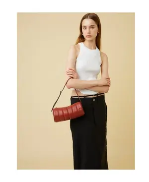 Manu Atelier Logo Shoulder Bag