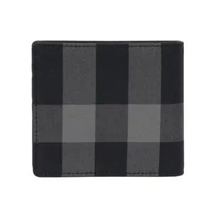 Burberry Large Check Double Folding Wallet