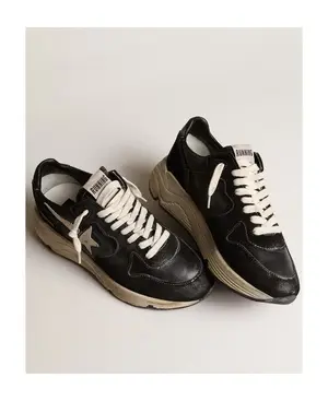 GOLDEN GOOSE Running Sole Paneled Lace-up Sneakers