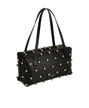 JIL SANDER Small Goji Pillow Studded Tote Bag