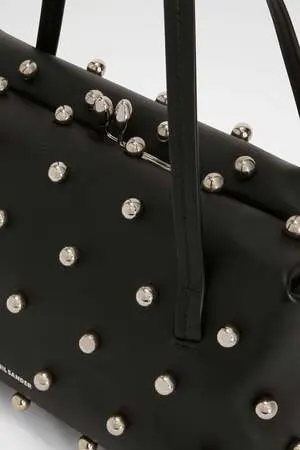 JIL SANDER Small Goji Pillow Studded Tote Bag