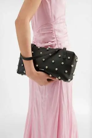 JIL SANDER Small Goji Pillow Studded Tote Bag