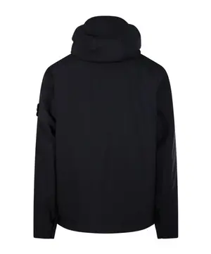 Stone Island Logo Patch Hooded Zip-up Jacket