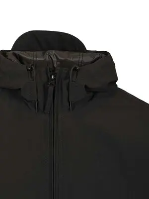 Stone Island Logo Patch Hooded Zip-up Jacket