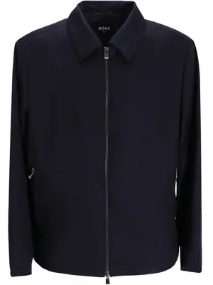 Hugo Boss Virgin Wool Jacket - Black