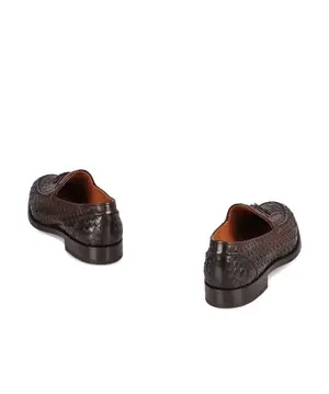 DOUCAL'S Interwoven Tassel Detail Loafers