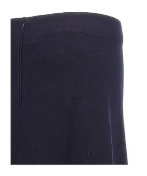JIL SANDER A-line Knitted Midi Skirt - Black