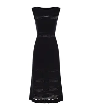 Fabiana Filippi Sleeveless Open Back Dress With Cut-out Details
