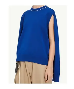 MAISON MARGIELA Crew Neck Cut-out Jumper