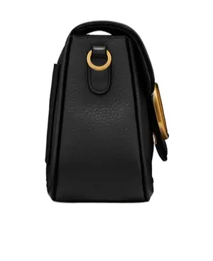 Valentino Garavani Alltime Foldover Top Crossbody Bag With Metal V Logo