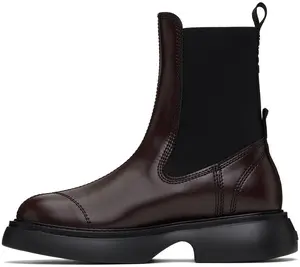 GANNI Chelsea Boots With Logo