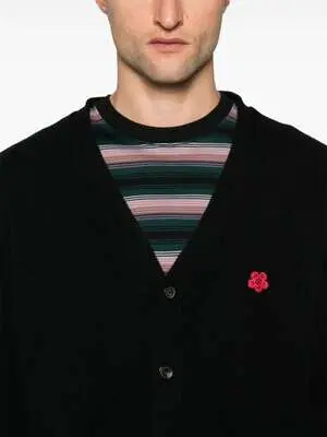 Kenzo Boke Flower Embroidered Cardigan