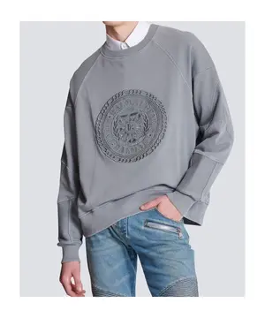 Balmain Embroidered Medaille Sweatshirt