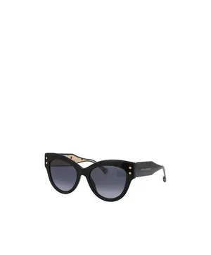 Carolina Herrera Cat Eye Frame Sunglasses - Black