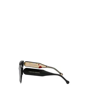 Carolina Herrera Cat Eye Frame Sunglasses - Black