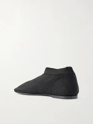 Proenza Schouler Ribbed Knit Slip-on Flats