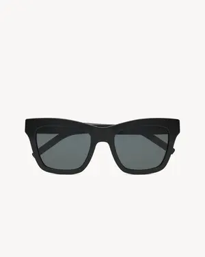 Saint Laurent Square Frame Sunglasses - Black