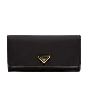 Prada Logo Wallet - Black