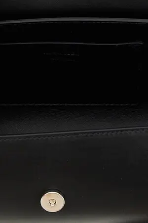 JIL SANDER Cannolo Small Shoulder Bag With Studded Appliqués - Black
