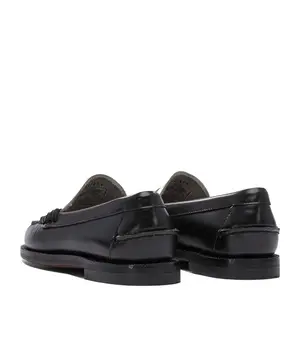 SEBAGO Two-tone Leather Loafers - Black
