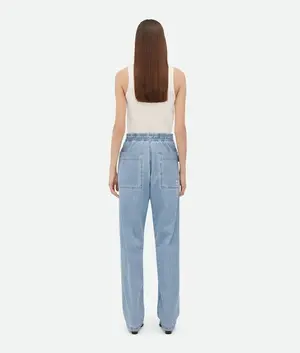 Bottega Veneta Drawstring Detail Jeans