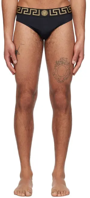Versace Greca Border Swim Shorts