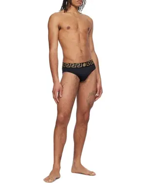 Versace Greca Border Swim Shorts