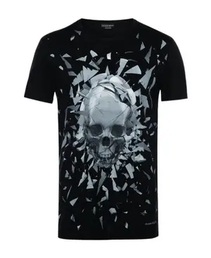Alexander McQueen Logo Short-sleeved T-shirt