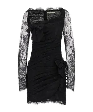 Lace Draped Mini Dresses