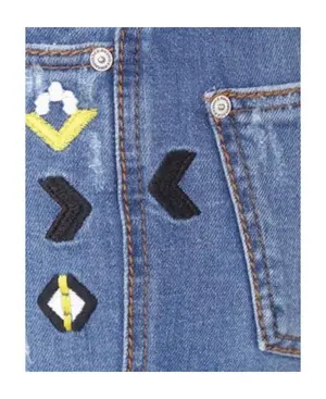 Ermanno Scervino Embroidered Flared-leg Jeans