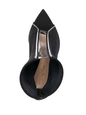 GIANVITO ROSSI Embellished Open-toe Stiletto Boots