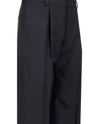 Dries Van Noten Pressed Creased Straight-leg Trousers