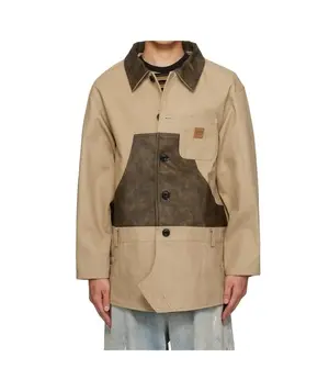 Andersson Bell Beige Carpenter Paneled Jacket