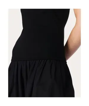 RAG  BONE Rag & Bone Irina Mixed-media Strapless Dress
