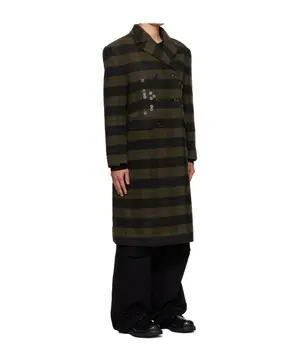 Andersson Bell Checked Double-breasted Coat