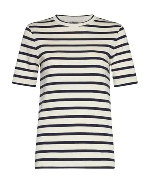 JIL SANDER Striped Jersey T-shirt