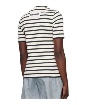 JIL SANDER Striped Jersey T-shirt