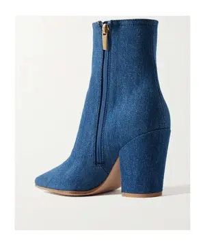 GIANVITO ROSSI Denim Ankle Boots