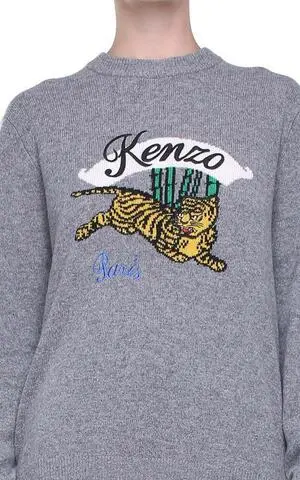 Kenzo Jumping Tiger Knit Sweater