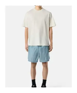 Stone Island Logo Printed Crewneck T-shirt