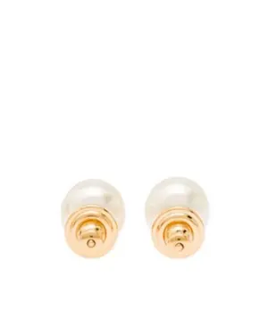 Valentino Garavani Vlogo Signature Pearl Earrings - Yellow