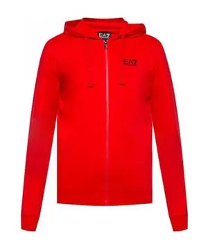 EA7 Zip-up Logo Hoodie