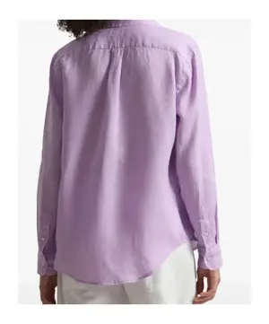 Polo Ralph Lauren Long Sleeve Linen Shirt - Lavender