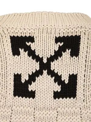 Off-White Arrow 3d Stitch Crewneck Knitted Jumper