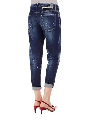 Dsquared2 Distressed Jeans With Pierced Detailing