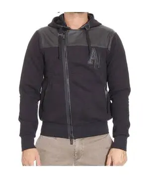 Emporio Armani Hooded Casual Jacket - Black
