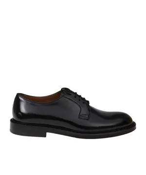 DOUCAL'S Round-toe Lace-up Derby Shoes