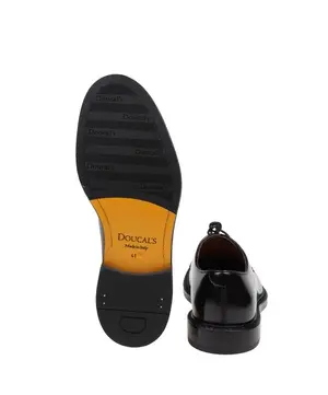 DOUCAL'S Round-toe Lace-up Derby Shoes