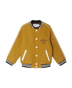 Bonpoint Logo Varsity Jacket - Orange