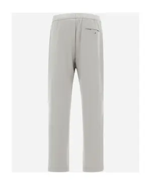 Herno Drawstring Straight-leg Trousers - Gray